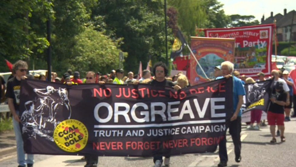 Sheffield venue for Orgreave inquiry protest march - BBC News