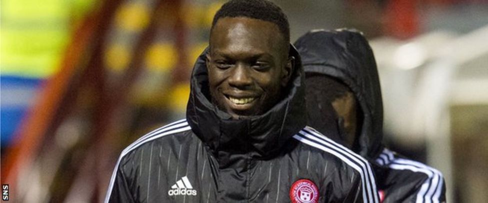 Hamilton's Oumar Diaby glad to escape racist fans - BBC Sport