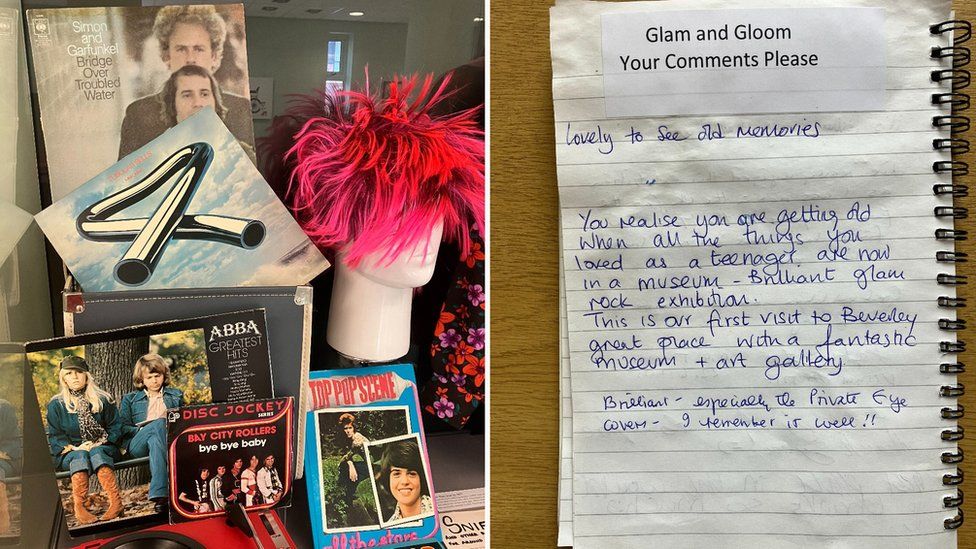 Beverley museum showcases the 'Glam and Gloom' of the 1970s - BBC News