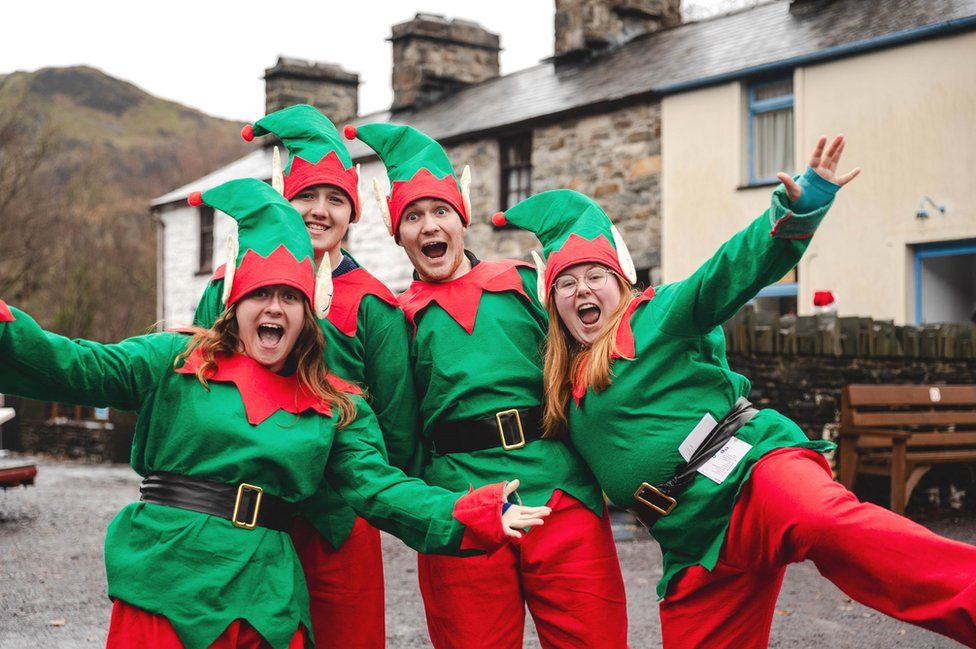 Lluniau: Nadolig yn Amgueddfa Lechi Llanberis - BBC Cymru Fyw
