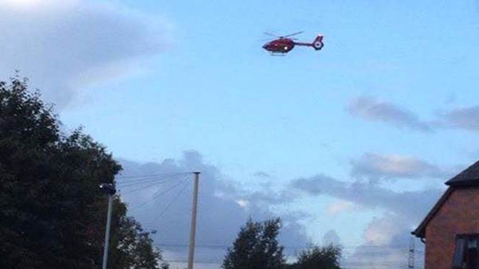 Seriously injured man in hospital after Shotton 'incident' - BBC News