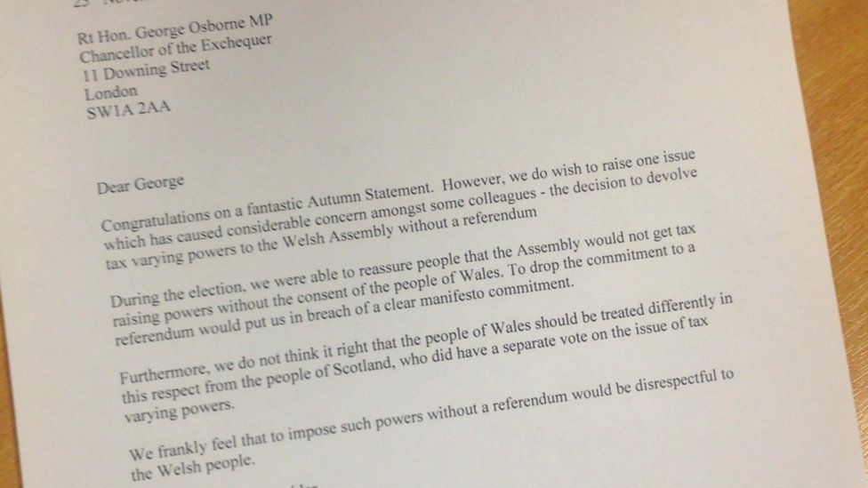 Tory MPs warn chancellor of tax devolution opposition - BBC News