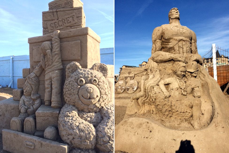 Dream theme for sand sculpture festival - BBC News