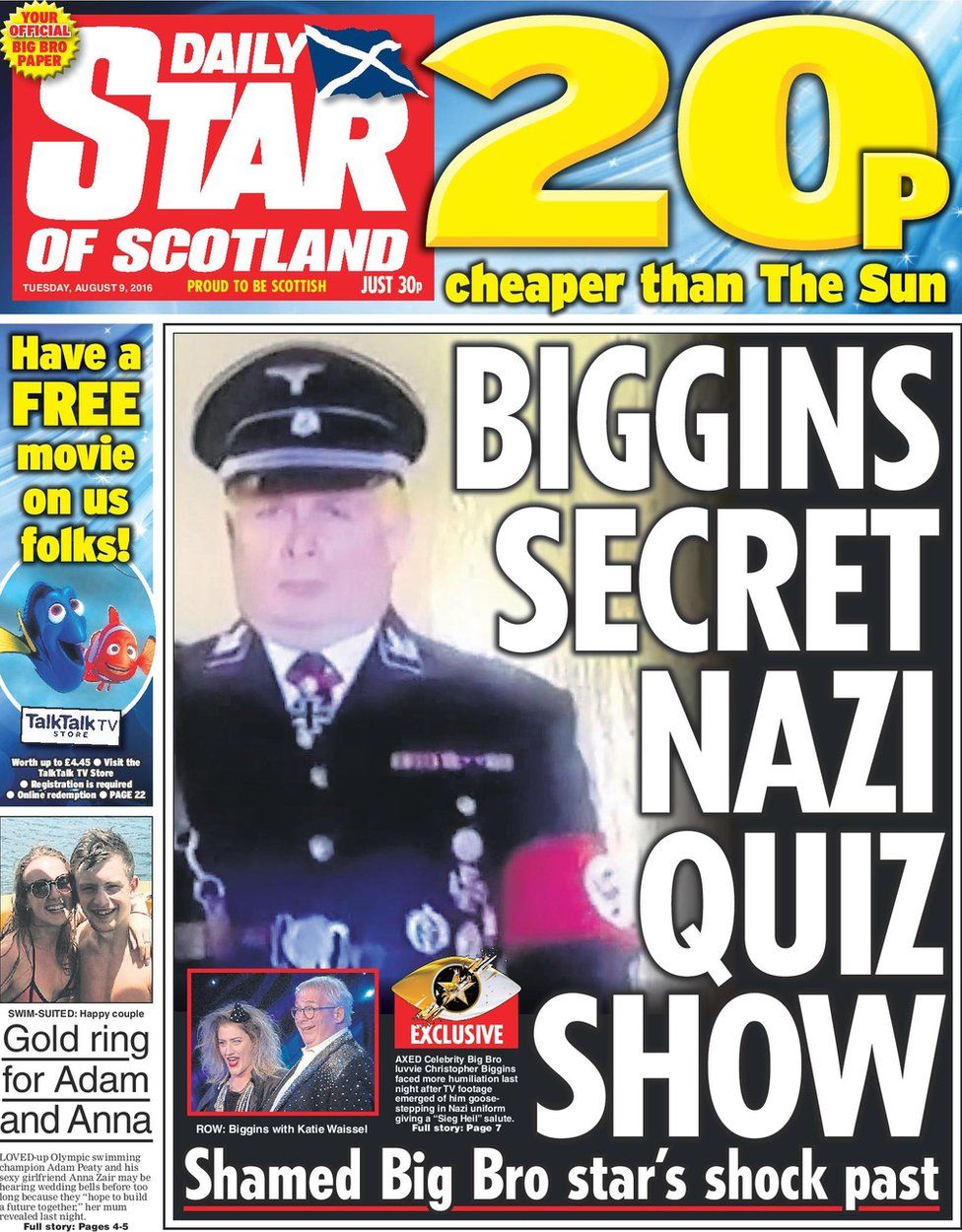 Scotland's papers: 'Spying' case damages and HGV ban - BBC News