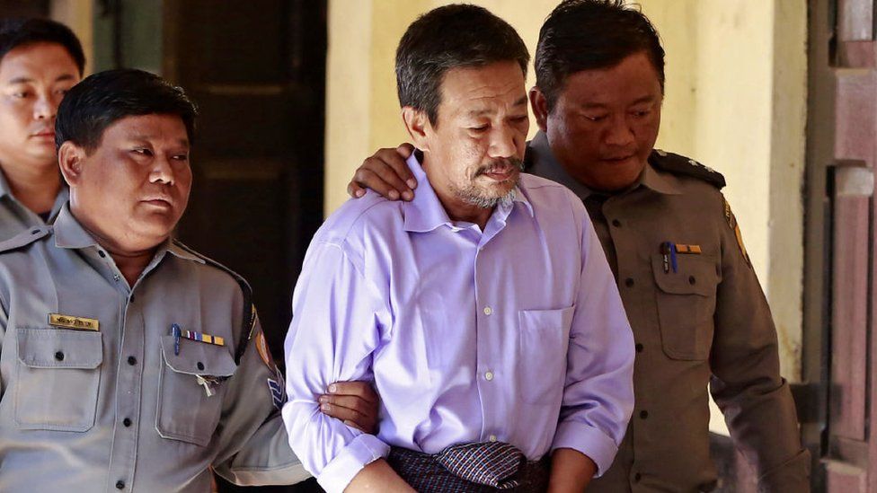 Ko Ni: Gunman gets death penalty in murder of Myanmar lawyer - BBC News