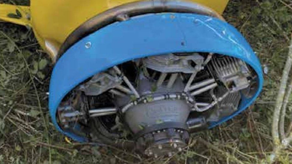 Birchwood Airfield: Pilot unscathed after propeller falls off mid-air ...