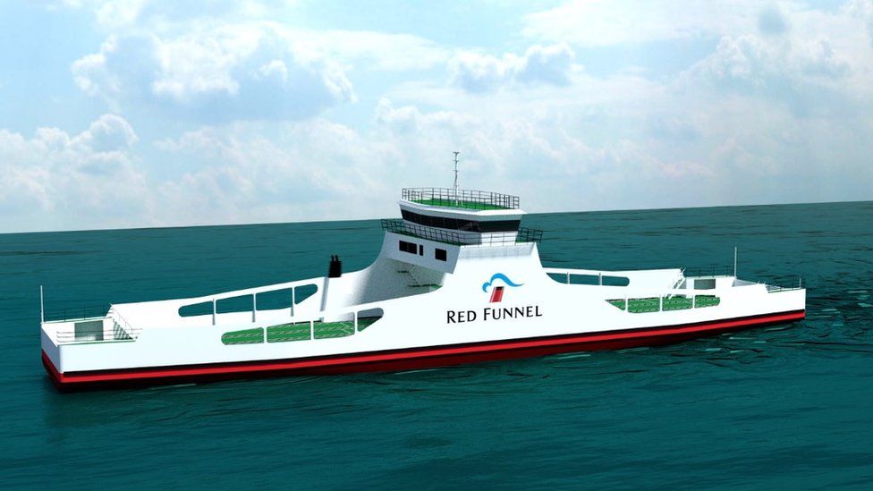Order placed for new Isle of Wight freight ferry - BBC News