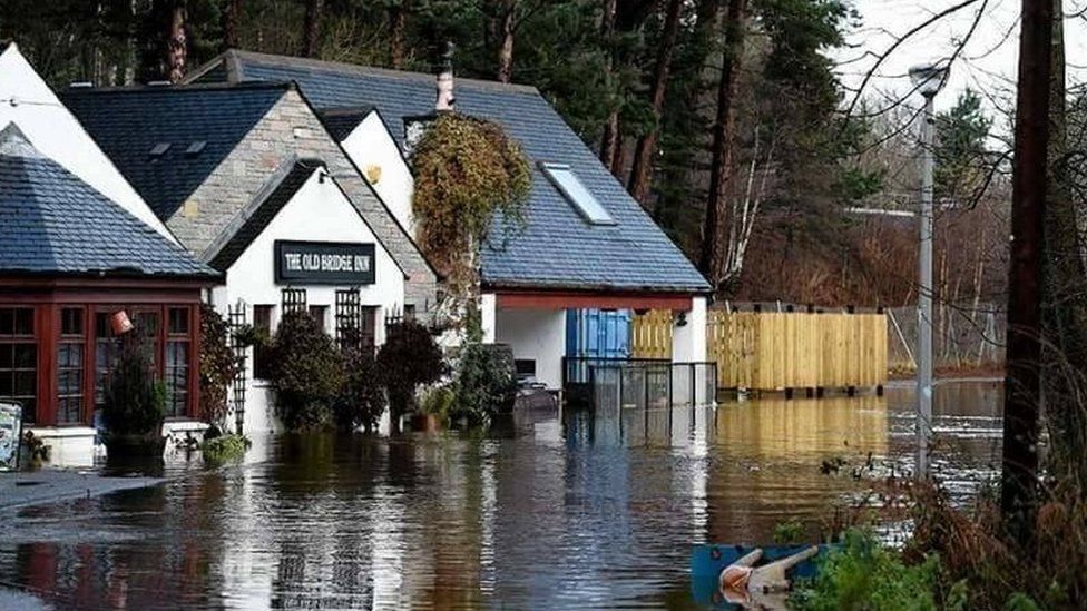Aviemore pub flooded in December storm to reopen - BBC News