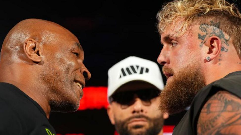 Jake Paul v Mike Tyson: July 20 fight postponed due to Tyson's ulcer flare up - BBC Sport