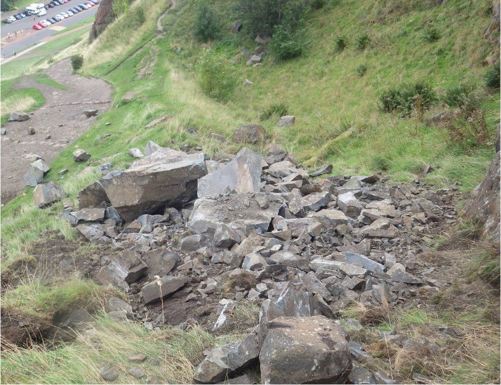 Calls to allow people to return to Edinburgh's Radical Road - BBC News