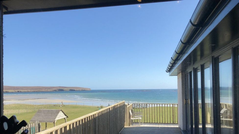 Scenic views of Scotland taken from windows - BBC News