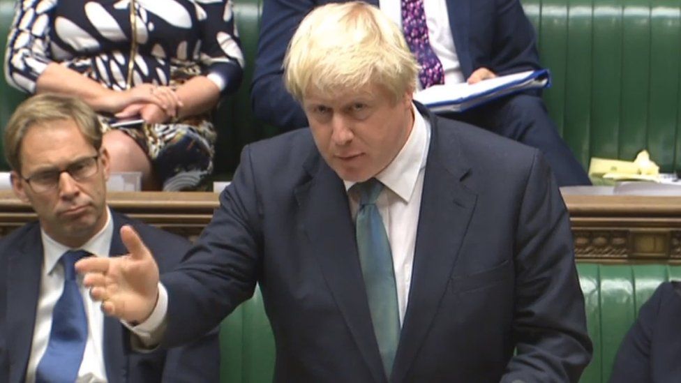 Russia says Boris Johnson embassy protest call 'shameful' - BBC News