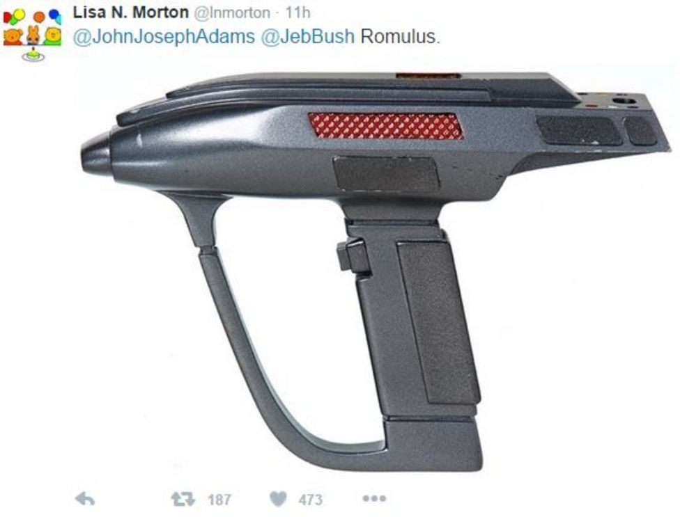 Jeb Bush's gun tweet backfires - BBC News