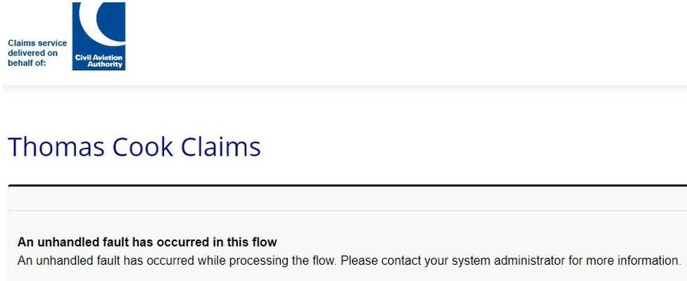 Thomas Cook refund website sees 60,000 claims on day one - BBC News