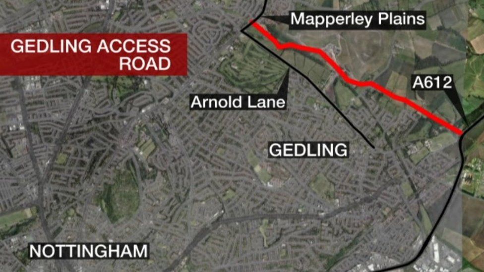 New £49m Gedling bypass set for official opening - BBC News