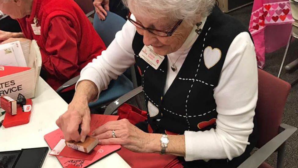 The town with the world's most romantic postmark - BBC News