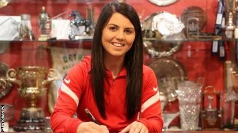 Jessica Foy: Glentoran captain becomes first paid female player with a ...