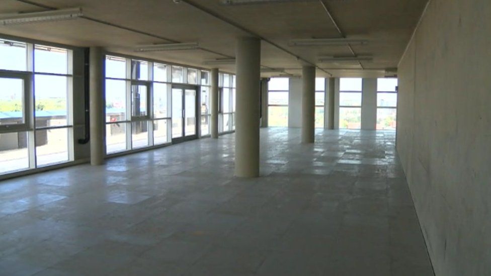 Corby Cube fully completed five years after opening - BBC News