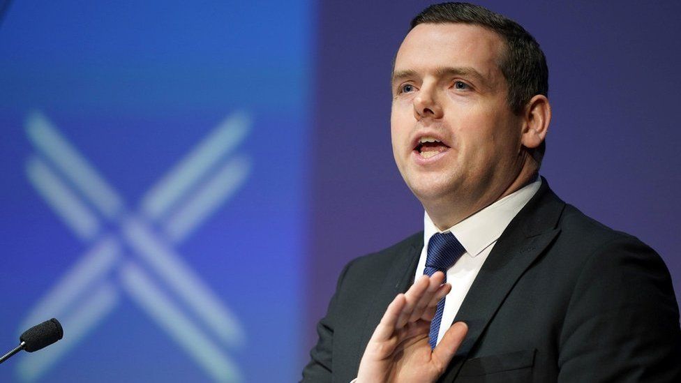 Scottish Tory leader Douglas Ross received credible death threat - BBC News