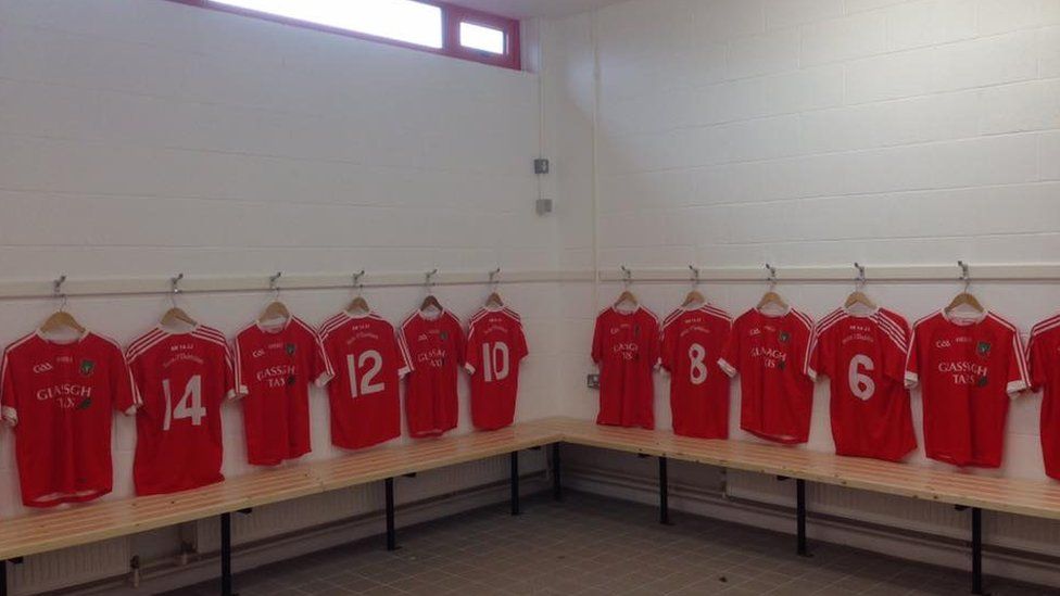 Sean Dolan's GAA club in Londonderry reopens after arson attack - BBC News