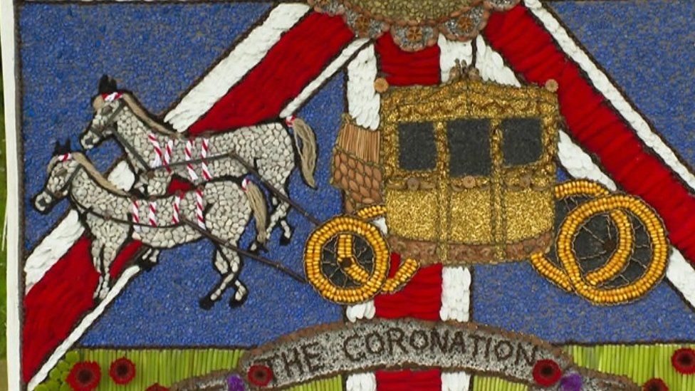 Annual well-dressing tradition continues in Staffordshire village - BBC ...