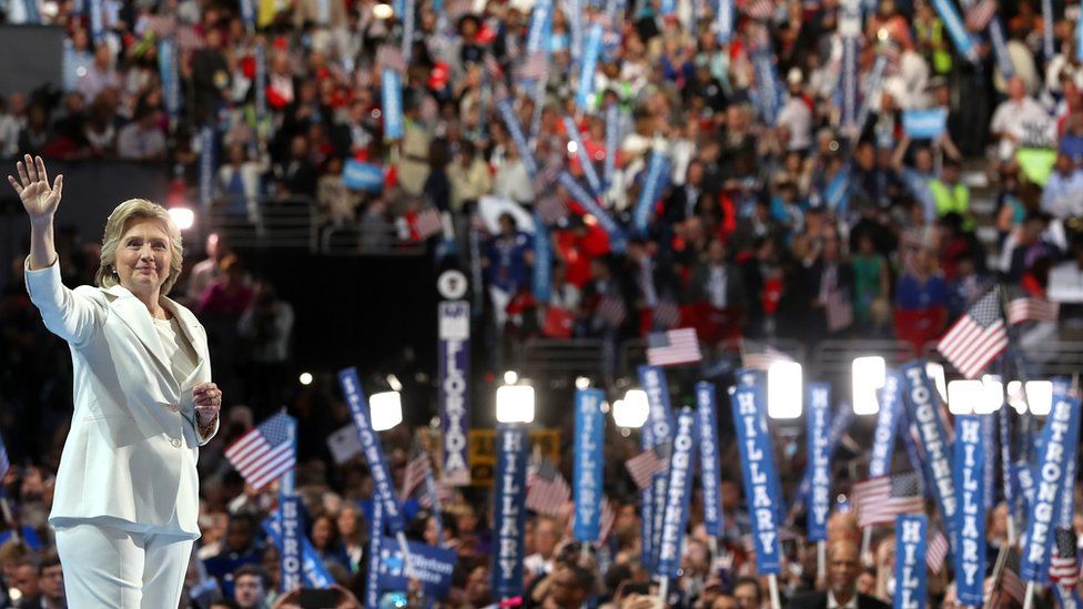 Clinton speech soars - sometimes - BBC News