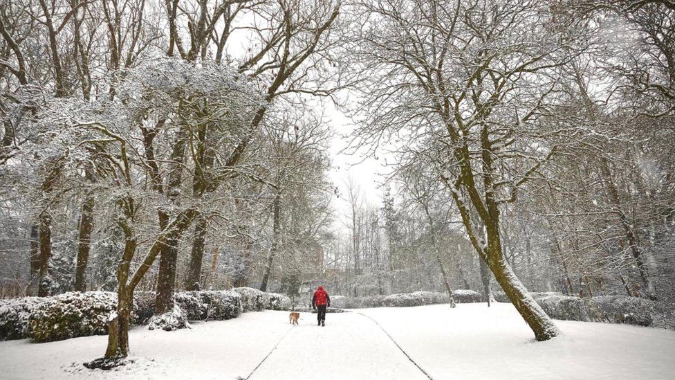 Snow and frost in northern UK - BBC Weather