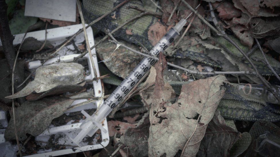 Thousands of discarded needles collected in Wales - BBC News