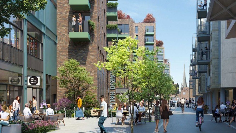 Bristol: Revised plans for Wapping Wharf development - BBC News