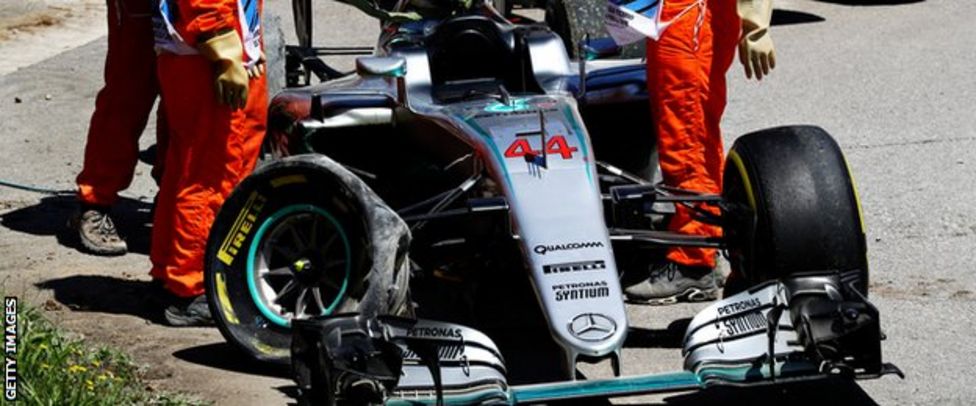 Lewis Hamilton & Nico Rosberg crash as Max Verstappen wins in Spain ...
