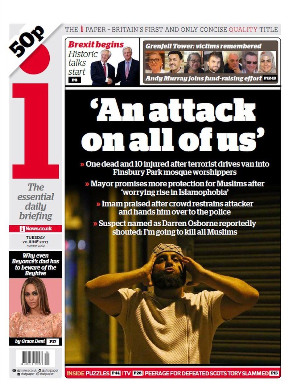 Scotland's papers: Mosque suspect identified - BBC News