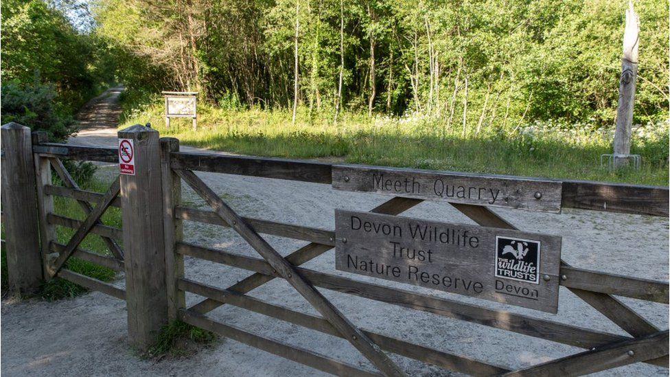 Vehicles stolen in Devon Wildlife Trust's Meeth Quarry break-in - BBC News