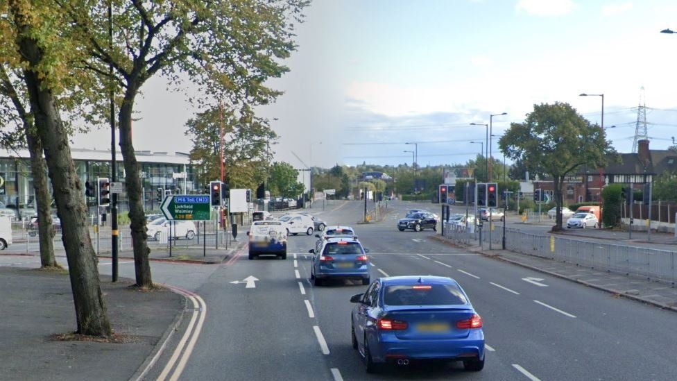 Lane closures as 10-month Birmingham pipe works begin - BBC News