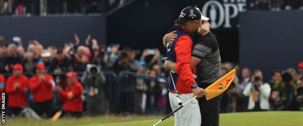 Open 2016: Henrik Stenson's caddie Gareth Lord enjoys 'best seat in ...