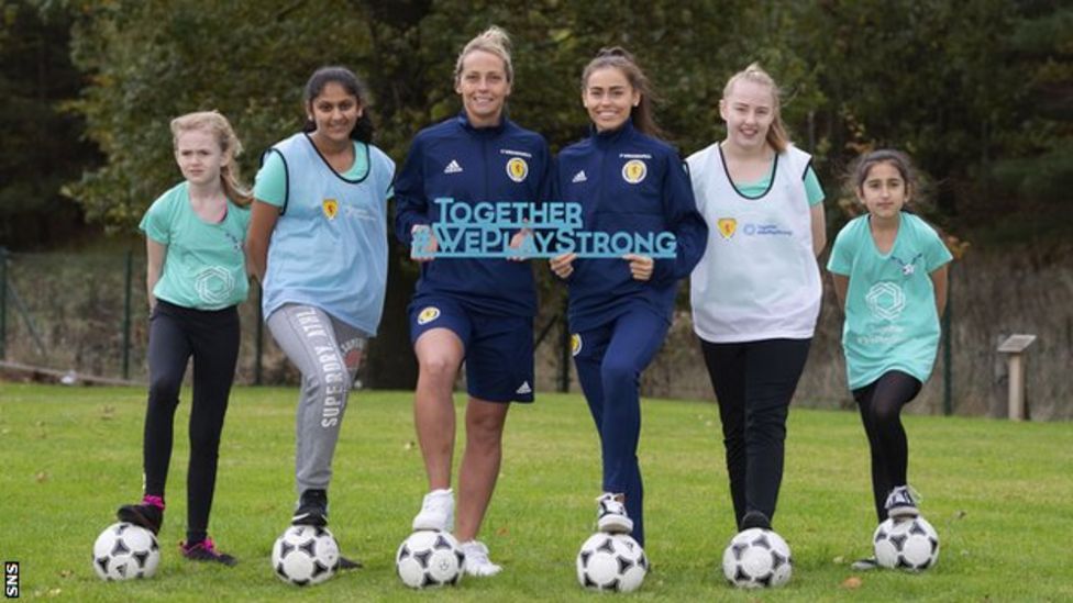 Scottish FA team up with Uefa to grow girls grassroots football - BBC Sport