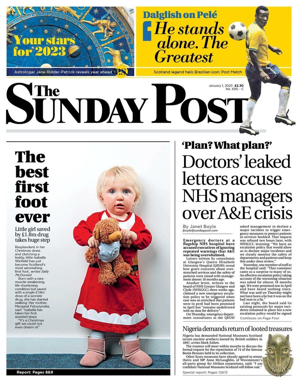 Scotland's papers: Hospital 'A&E crisis' and soaring energy bills - BBC ...