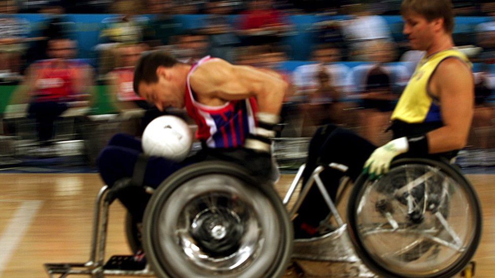 Wheelchair rugby is life changing, says player - BBC News