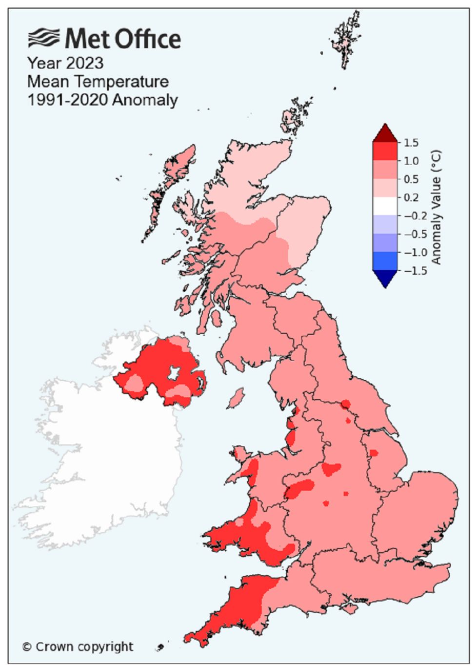 Climate change: Northern Ireland had warmest year on record in 2023 ...