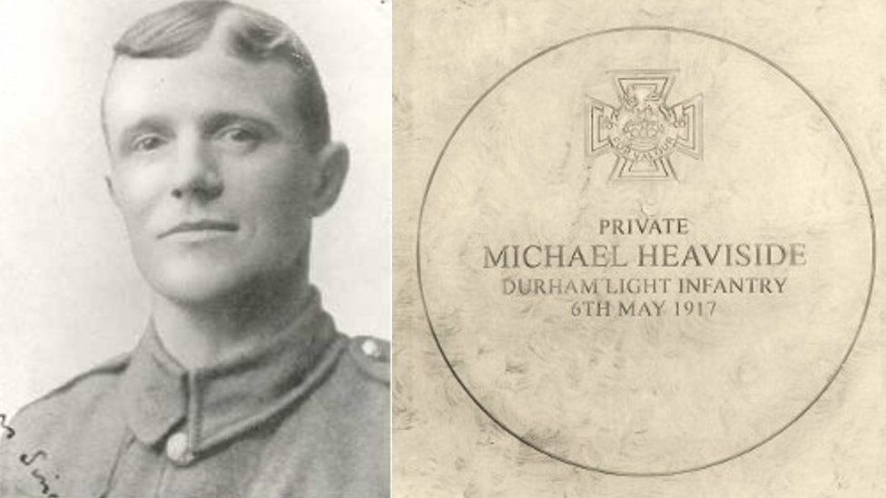 Victoria Cross recipient Michael Heaviside remembered 100 years on ...