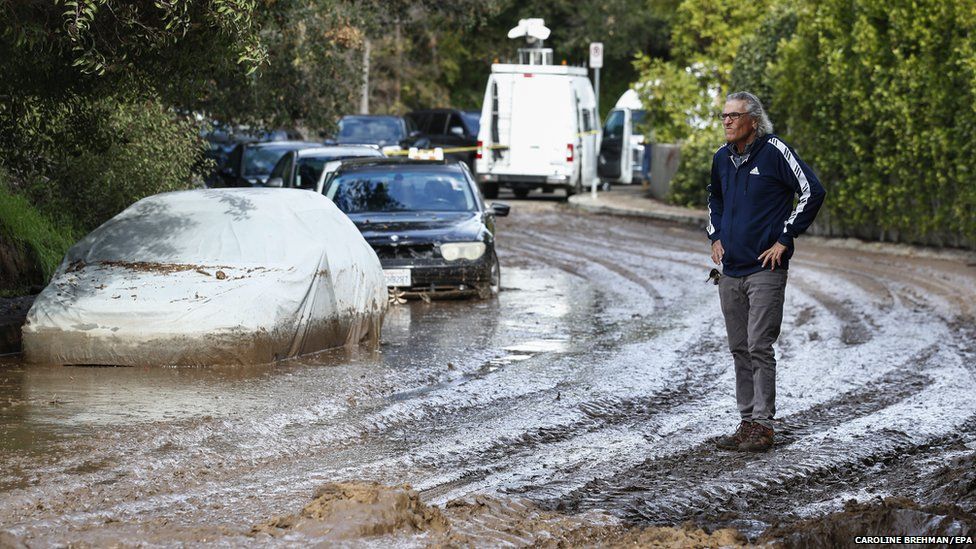 California floods: US state hit by intense storms and floods - BBC ...