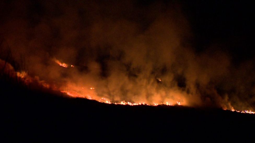 Mournes fires: Fire service believes Bloody Bridge fire was 'deliberate ...