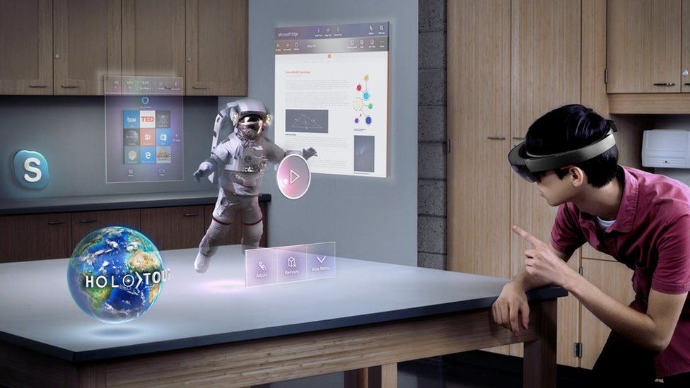 Microsoft’s new reality - HoloLens comes to UK - BBC News