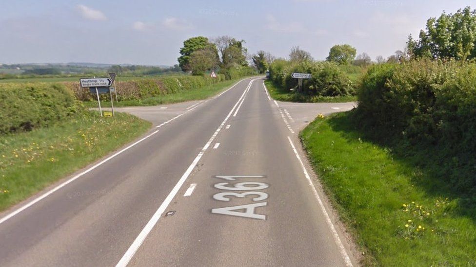 RAF squadron leader Gaz Stevens killed in A361 motorcycle crash - BBC News