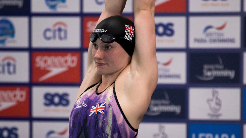 Droitwich para swimmer says she is humbled by MBE honour - BBC News