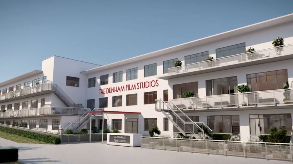 Denham studios reopen as 'faithfully restored' housing complex - BBC News