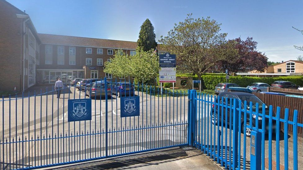 Guildford school stabbing: Boy attacked with scissors - BBC News