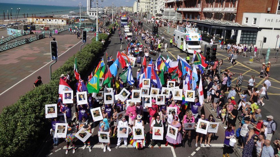 Brighton Pride 'more important than ever' - BBC News
