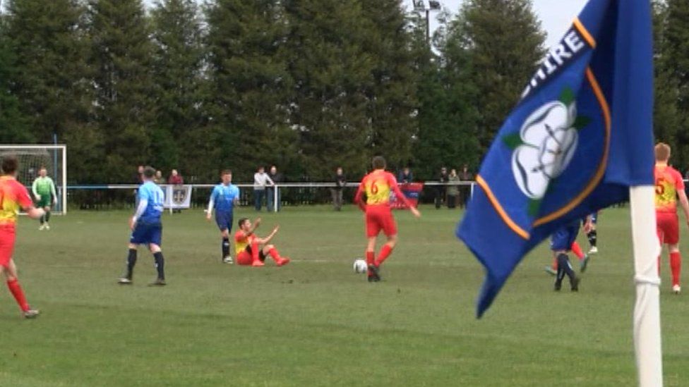 Yorkshire in international football debut against Isle of Man - BBC News