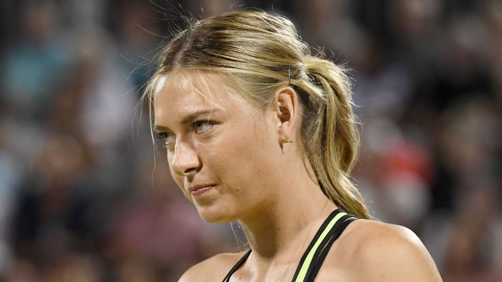 Maria Sharapova returns from doping ban focused and frosty - BBC Sport
