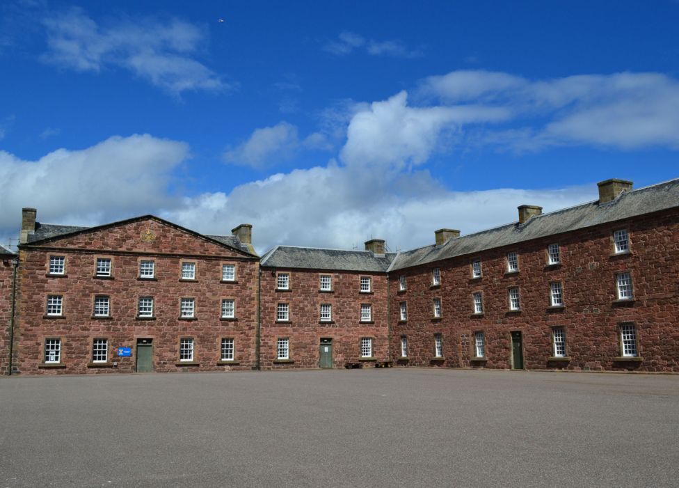 Beyond the walls: Inside Fort George - BBC News